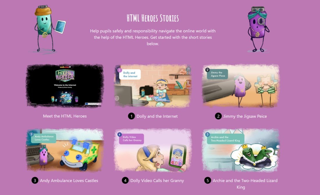 New HTML Heroes 1st and 2nd Class Online Safety Programme is Launched